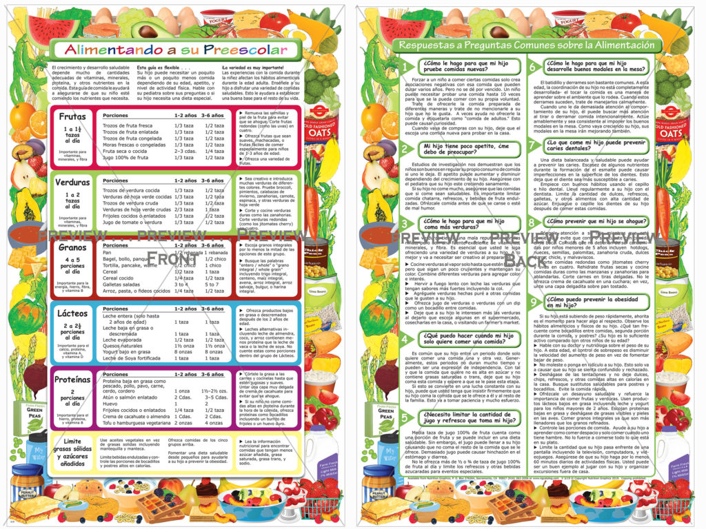 Alimentando a su Preescolar (Feeding Your Preschooler) – Spanish ...